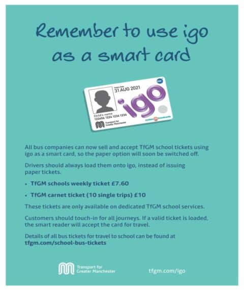 Does your child have an igo card? - Cheadle Hulme High School