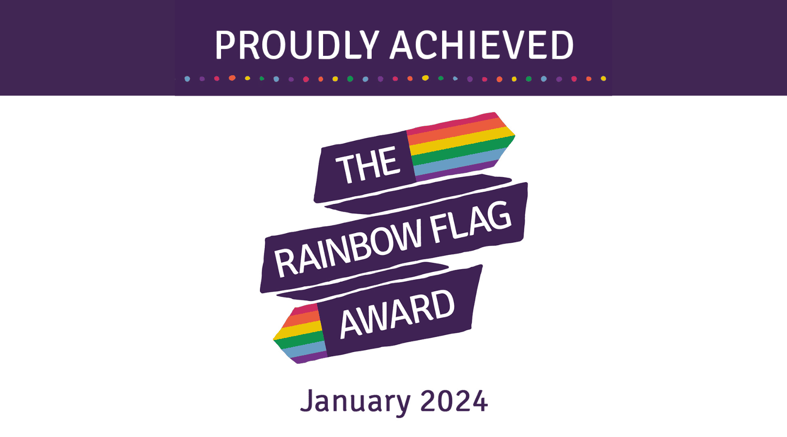The Rainbow Flag Award 2024 - Cheadle Hulme High School